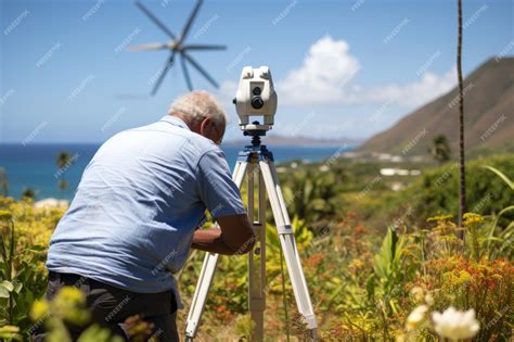 Premium Photo Engineer Optimizing Wind Turbine Performance With