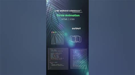 Circle Animation With Html And Css Shorts Youtubeshorts Htmlcss
