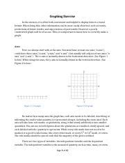 Graph Exer Xxx Docx Graphing Exercise In The Sciences It Is Often Both Convenient And Helpful