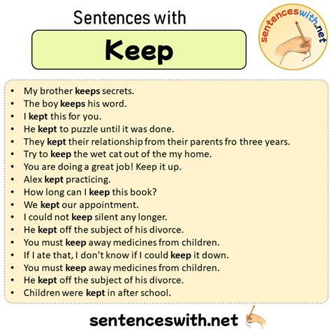 Sentences With Keep 17 Sentences About Keep In English Sentenceswith Net