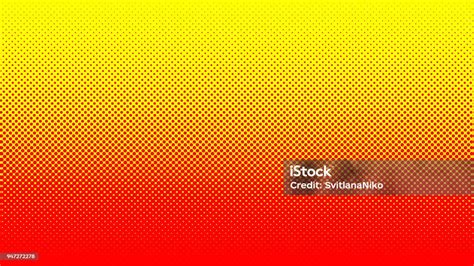 하프톤 그라데이션 패턴 수직 벡터 일러스트입니다 빨강 노란 점 하프톤 텍스처입니다 0명에 대한 스톡 벡터 아트 및 기타 이미지