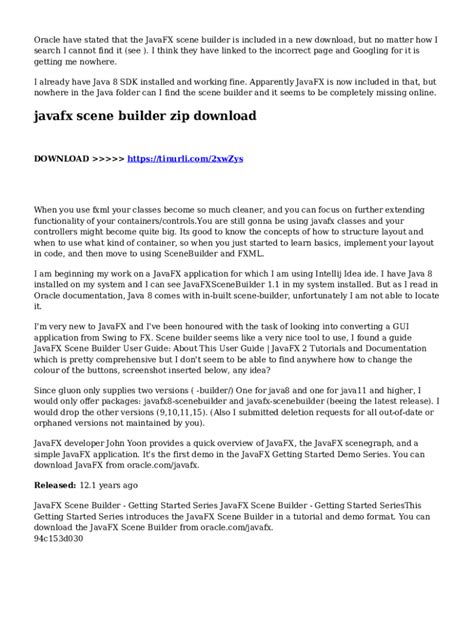 Fillable Online In Depth Layout And Styling With The Javafx Scene Builder Fax Email Print