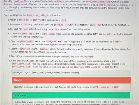 Solved Open The Task2 Py File In Your Visual Studio Code In Chegg
