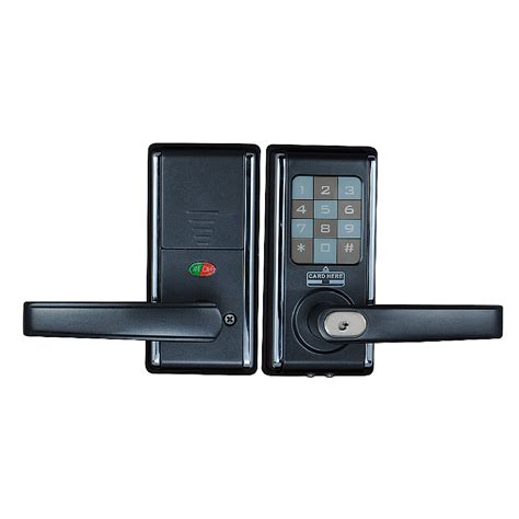 Smart Digital Card Lock In Black Australian Architectural Hardware