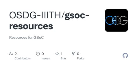 Gsoc Resourcesslidesmd At Main · Osdg Iiithgsoc Resources · Github