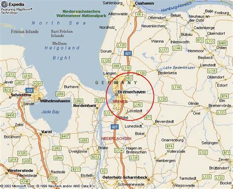 Bremerhaven Map Germany
