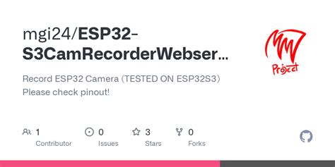 Github Mgi24esp32 S3camrecorderwebserver Record Esp32 Camera Tested On Esp32s3 Please