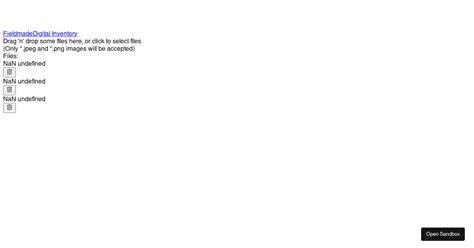 File Uploader Prototype Codesandbox