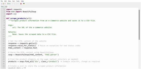 Webscraping Dataextraction Ecommerce Python Skillcrafttechnology
