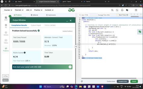 Gfg160 Geekstreak2024 Geeksforgeeks Vishal Lohiya