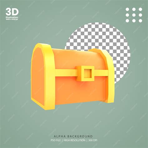 Premium Psd 3d Render Inventory Game Illustration