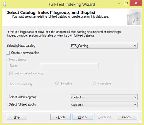 Full Text Index In Sql Server