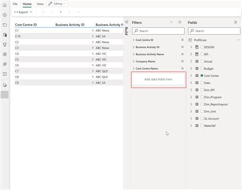 add filters when you create paginated reports in the power bi service