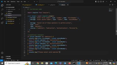 Safa Aamir On Linkedin Clicalculator Typescript