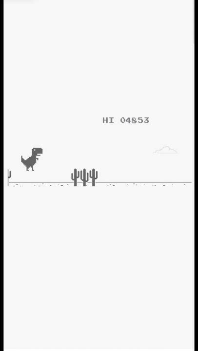 Chrome Dinosaur 🦖🦕 Game Gameplay Youtube Youtubegaming Games Viralvideo Shorts Youtube