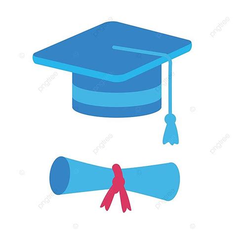 Obtaining A Semiflat Color Vector Object Illustration Of A Graduate Degree Vector Learning