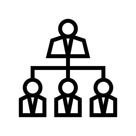 Hierarchy Line Icon Free Symbol 44766586 Vector Art At Vecteezy