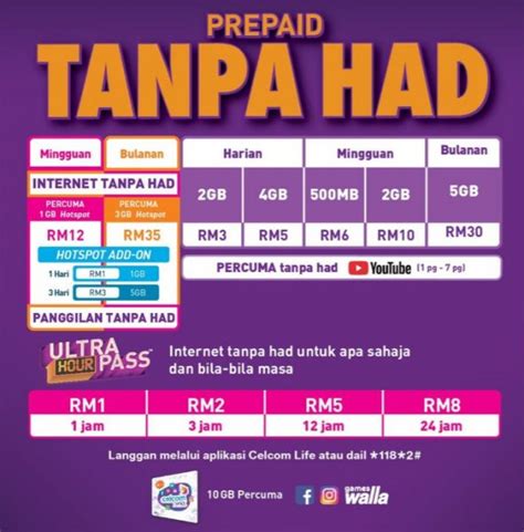 Xpax Prepaid With Unlimited Internet Calls At Rm35 Month