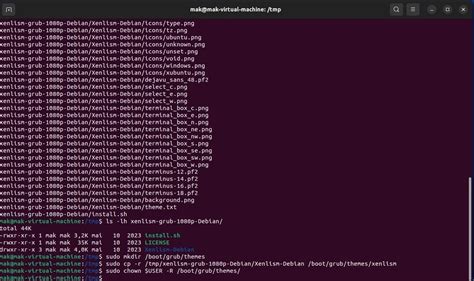 Thème Grub Personnaliser Grub