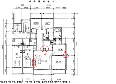 100 건축도면 내력벽인지 비내력벽인지 궁금합니다 지식in