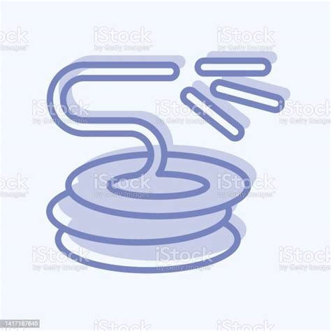 아이콘 호스 정원 기호에 적합합니다 두 가지 톤 스타일 편집 가능한 간단한 디자인 디자인 템플릿 벡터 간단한 그림 개념에 대한