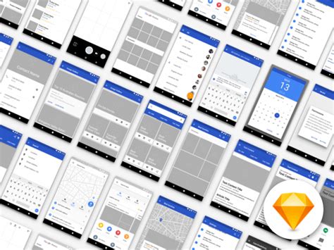 Sketch Android Ui Kit Sketch Elements