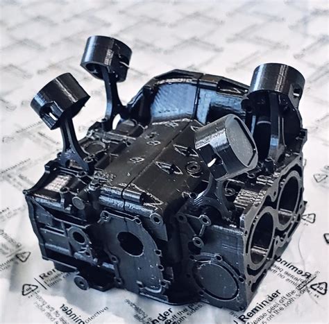 3d Printed Subaru Ej20 Engine Block Business Card Holder Etsy