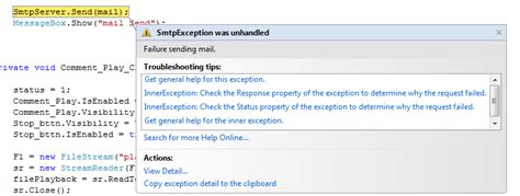 Unable To Send Smtp Emails In C With A Vmware Vm Of Win 7 Stack Overflow