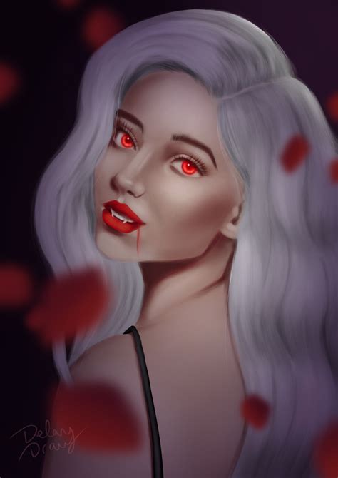 Vampire Girl Drawings