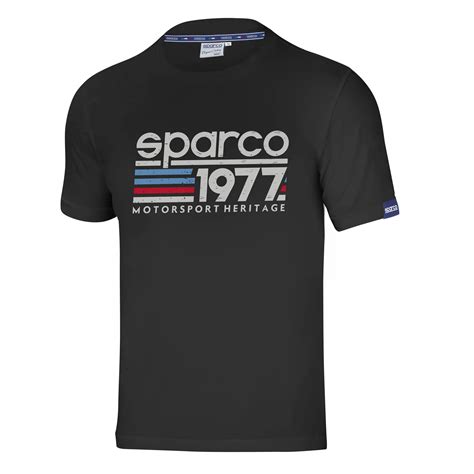Sparco T Shirt 1977 L Bm Nera Edilmacotek Shop