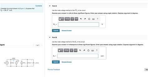 Solved Part A Use The Node Voltage Method To Find Vo In The Chegg