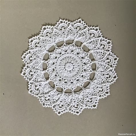 Рельефная салфетка 1 Вязание крючком Ваши работы