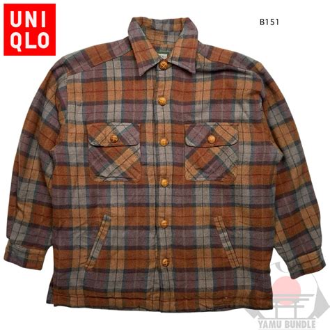 เสื้อแจ็คเก็ต เชิ้ต Uniqlo กันหนาว ผ้าฟลีซ Fleece Size M ผช ผญ Shopee Thailand