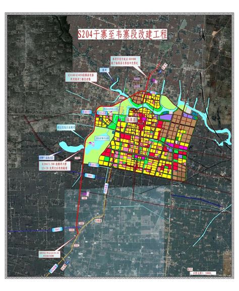 临泉韦寨s204线图纸临泉西高速临泉s204改线规划图大山谷图库