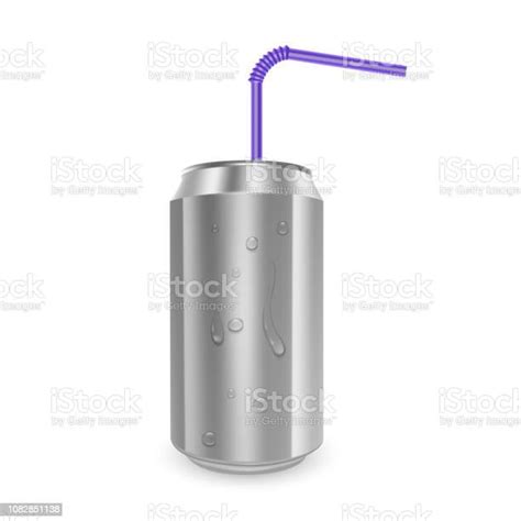 흰색 배경 3d 벡터 일러스트 레이 션 디자인 물 방울과 병에 대 한 빈 레이아웃의 이미지에 알루미늄 절연 수 있습니다 0명에 대한 스톡 벡터 아트 및 기타 이미지 Istock