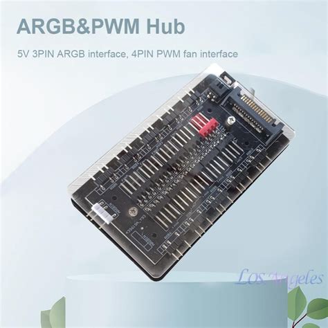 In ARGB Cable Splitter Hub Synchronization ARGB PWM Hub For PC Case Chassis LosAngeles Ph