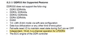 TDA VM Whether TDA VM Supports LPDDR Dual Channel Operation Processors Forum Processors