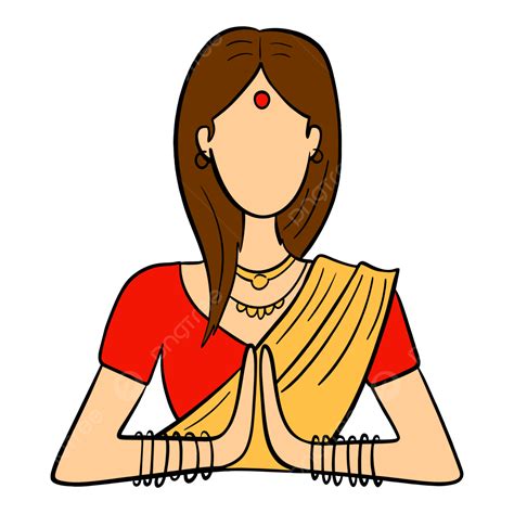 인도 전통 여성 삽화 인도 전통 여성 전통적인 인도 여자 Png 일러스트 및 벡터 에 대한 무료 다운로드 Pngtree