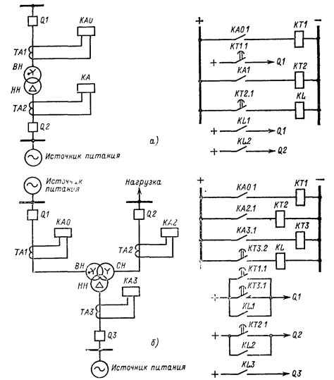 Релейная схема трансформатора 89 фото