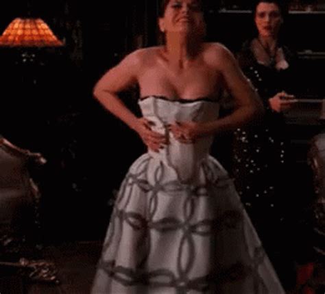 Woman Getting Dressed 