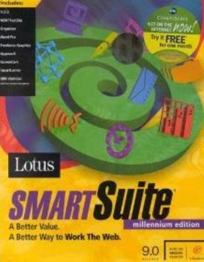 Lotus Smartsuite 9 0 Pc Cd Word Pro 1 2 3 Organizer Processor Speadsheet Suite Ebay