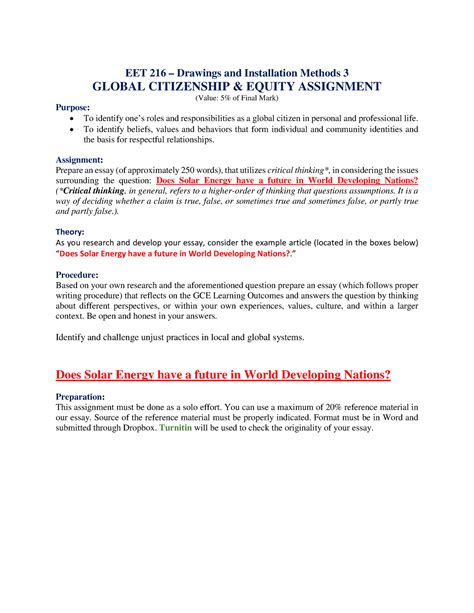 gce assignment eet 216 drawings and installation methods 3 global