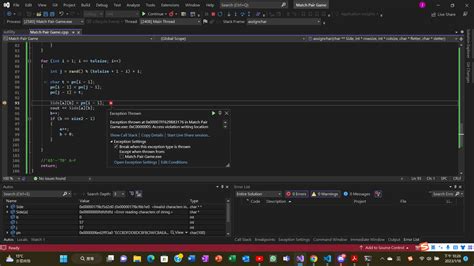 C Issue Of Creating And Match Pair Game Stack Overflow