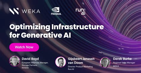 optimizing data architecture for generative ai weka