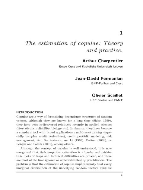Chapter Book Copula Density Estimation Pdf