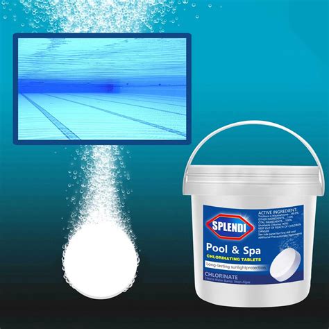 수영장 청소 정제 소독 알약 염소 정제 즉시 발포성 청소 물 소독 G3 Aliexpress