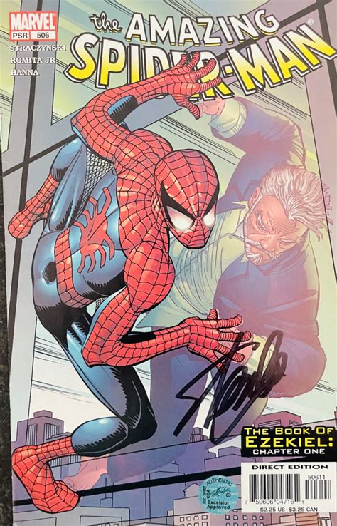Stan Lee Signed 2004 The Amazing Spider Man Issue 506 Marvel Comic