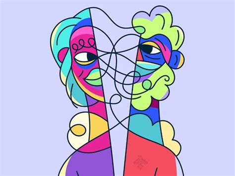 Abstract Minimalist Character Design Illustration Digital Art Illustration Design Character