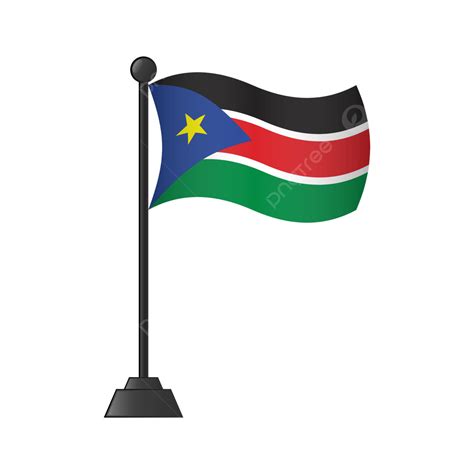 South Sudan Flag South Sudan Flag South Png And Vector With