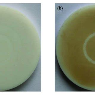 Appearance Photos Of Sample Samples Before And After UV Irradiation Download Scientific